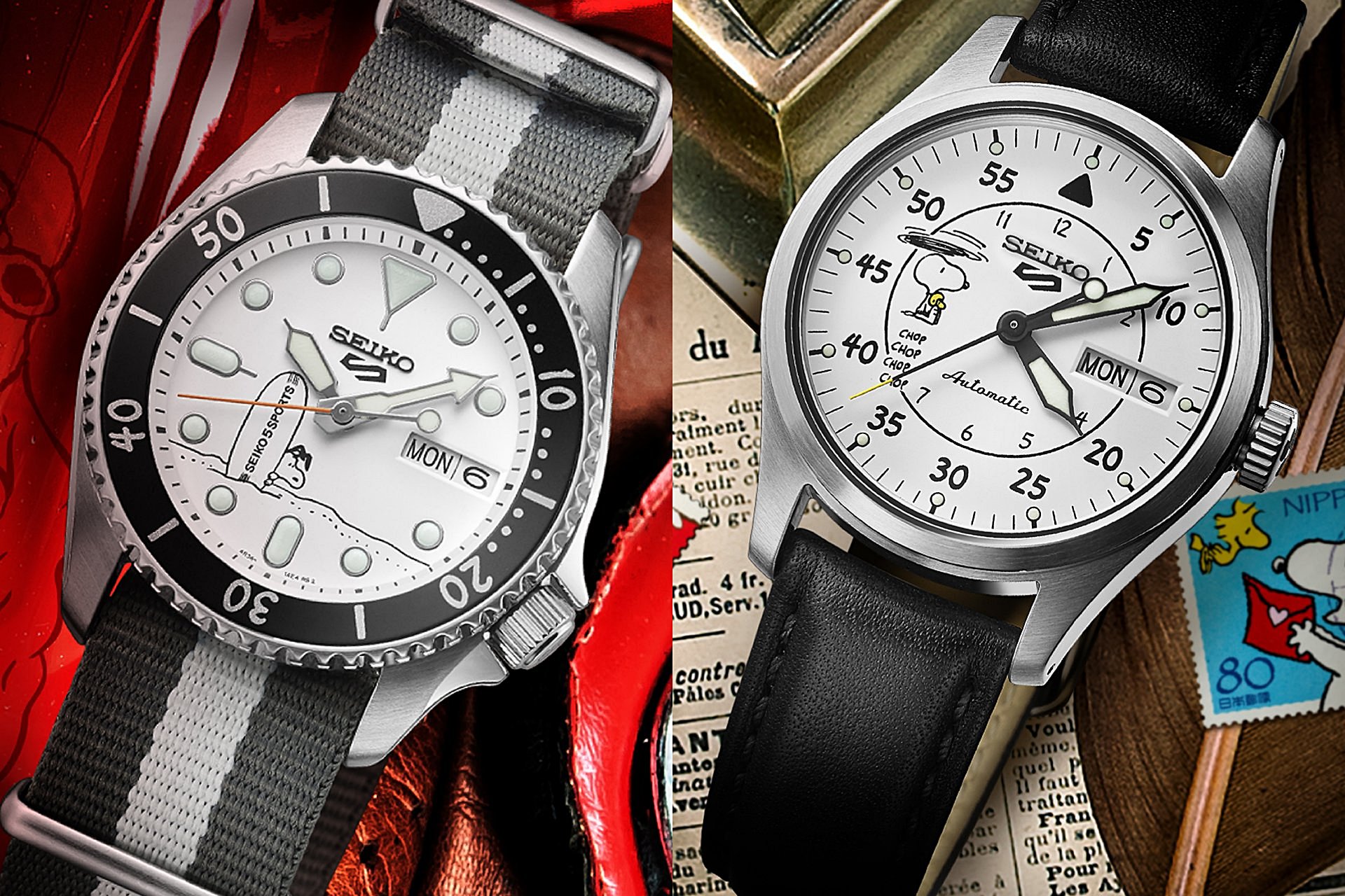 Seiko 5 Sports 55th Anniversary PEANUTS Limited Edition ฉลองครบรอบ 55 ...