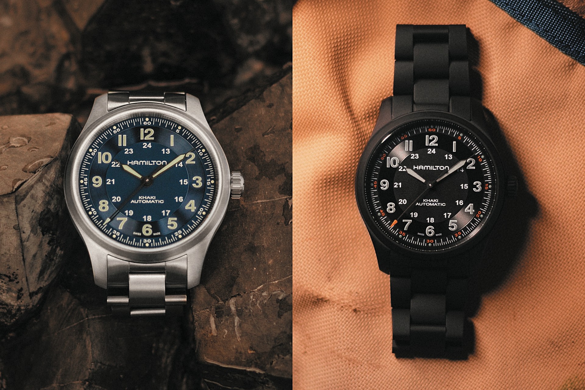 Hamilton Khaki Field Titanium Auto Collection 2023 อัพเดทหน้าปัดสีใหม่ ...