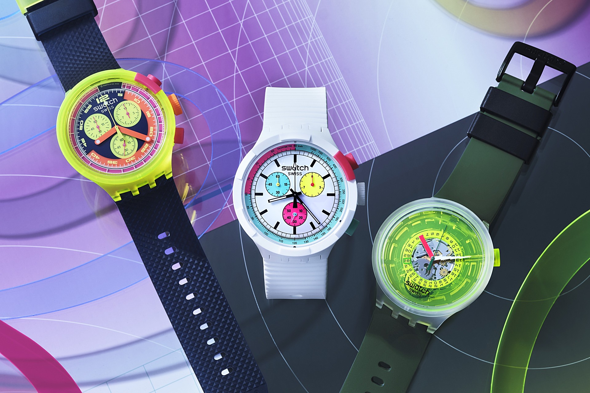 SWATCH Neon Collection บอกเล่าสีสันของอดีตด้วยดีไซน์แห่งความสนุกสนานบน ...