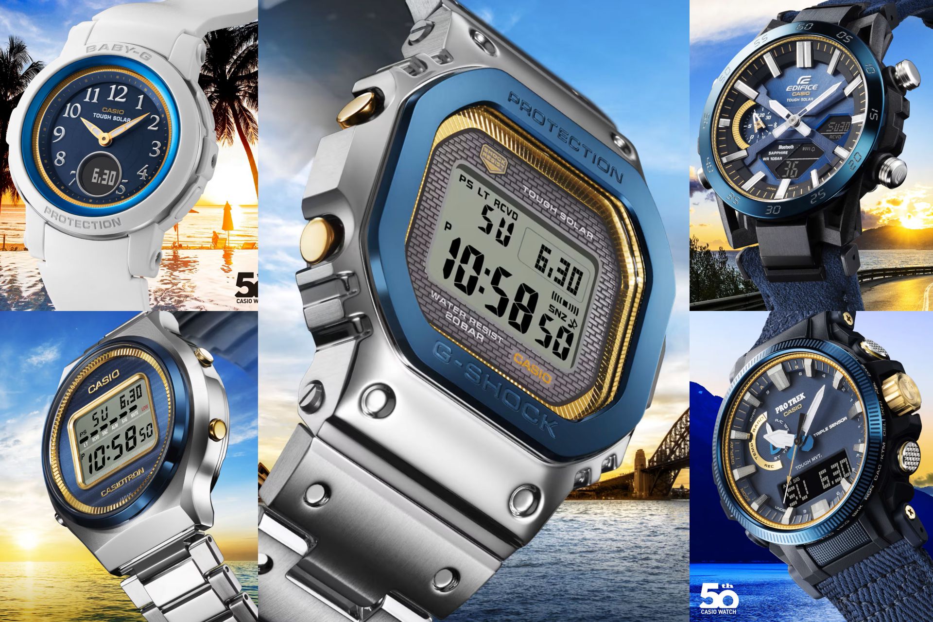 CASIO 50th Anniversary “Sky and Sea” ฉลอง 50 ปีแห่งนวัตกรรมเรือนเวลา ...