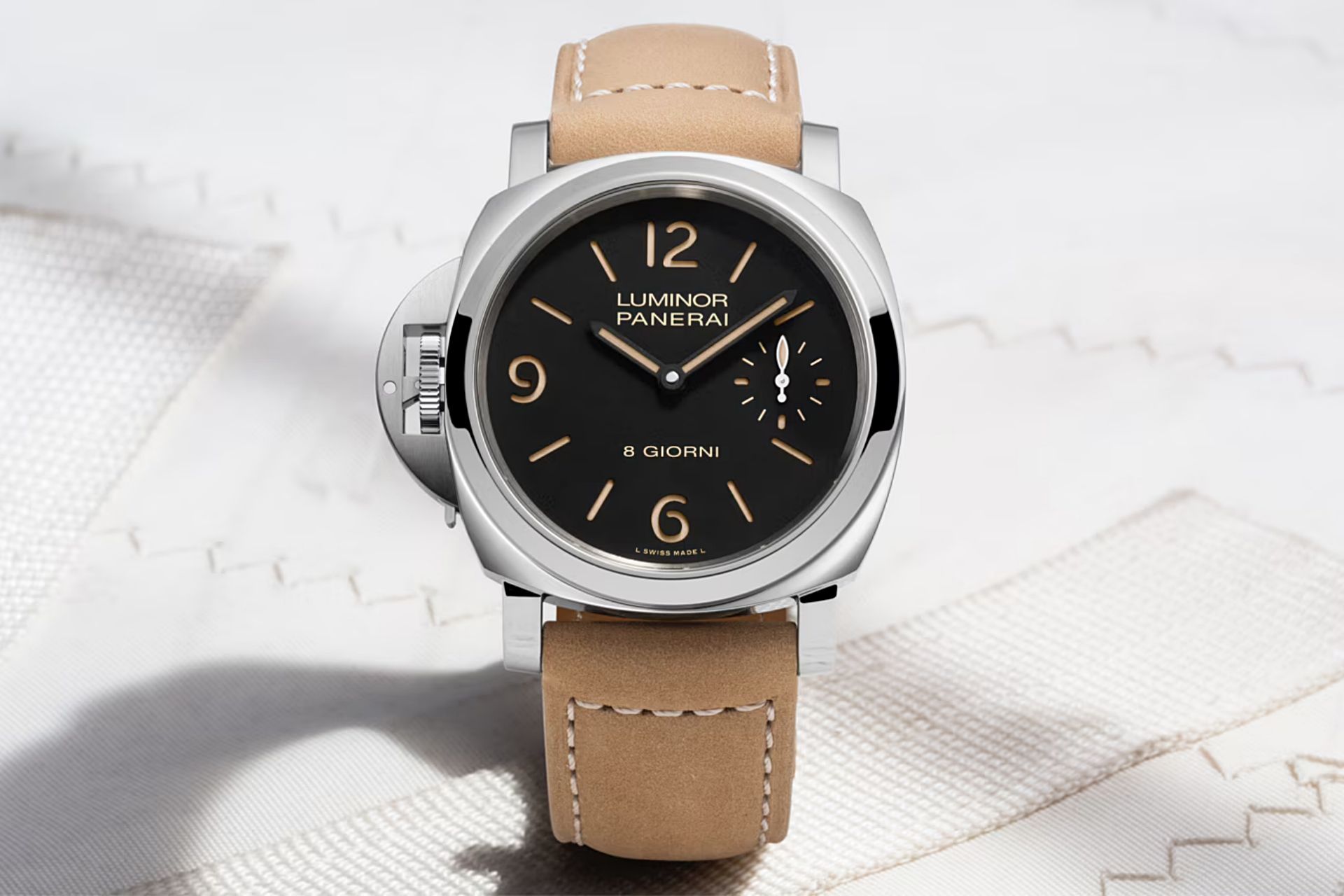 Panerai Luminor Destro Otto Giorni PAM01655 การกลับอีกครั้งของตำนาน ...