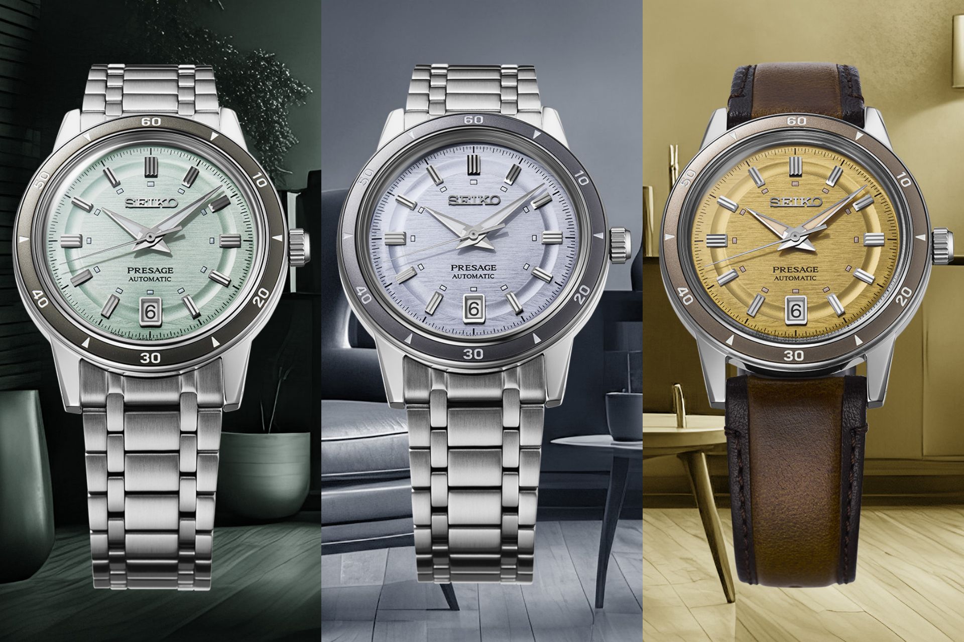 Seiko Presage Style60’s “Timeless Color Palettes” SRPL73J , SRPL73J ...