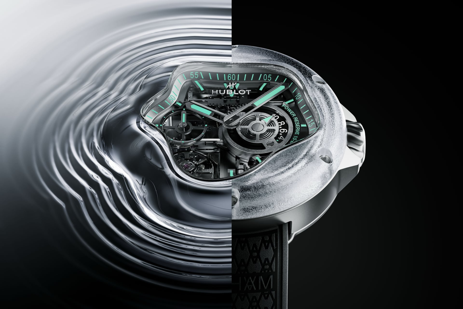 Hublot MP-17 MECA-10 Arsham Splash Titanium Sapphire การพลิกโฉมแห่ง ...